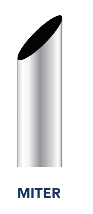 9 Foot Miter Cut Exhaust Stack - 8 Inch Straight (OD) – HD Truck Source