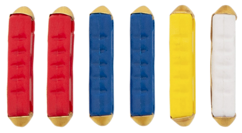 Fuse Kit German Vehicle 5, 8, 16, 25 Amp GBC Ceramic Fuses (6-Pack ...