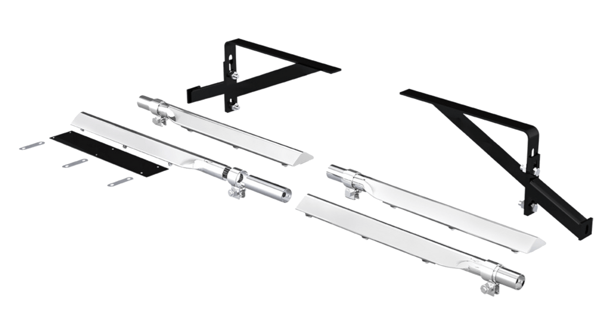 Full Tandem Fender Universal Stainless Steel Heavy Duty Attachment Kit ...