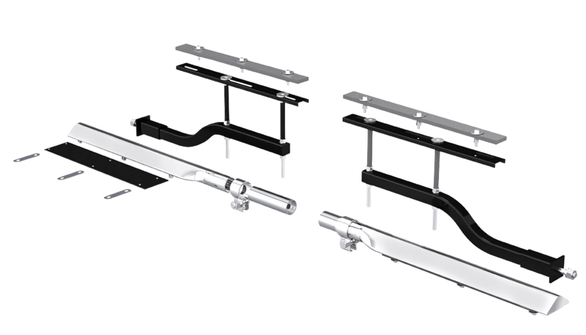 Half Tandem Fender Universal Stainless Steel Standard Duty Attachment ...