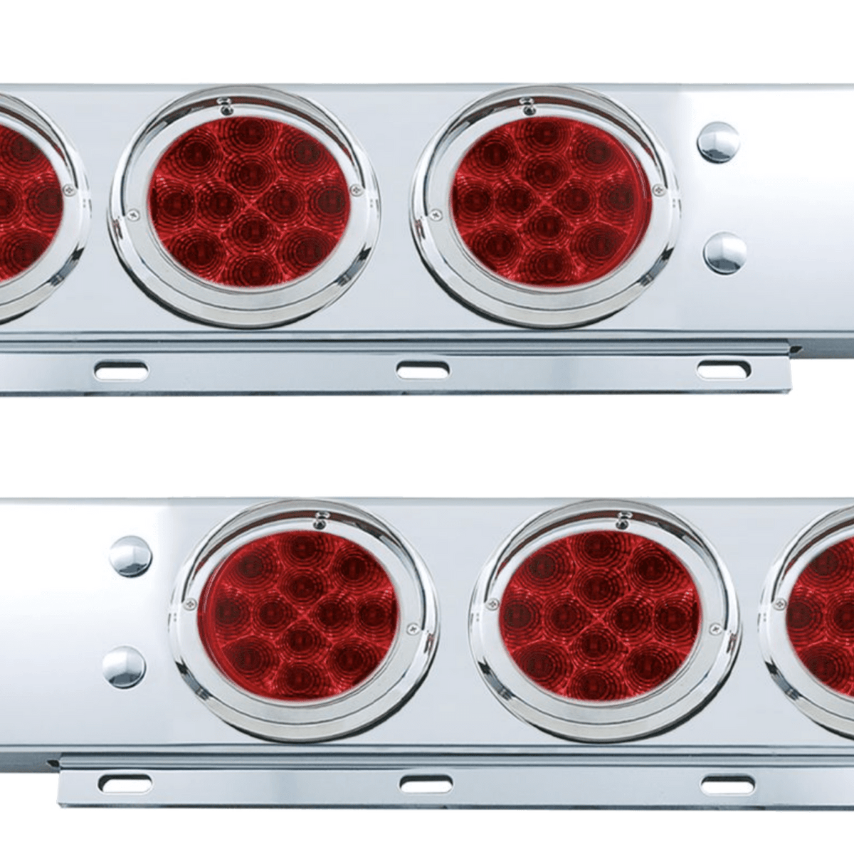 Mud Flap Hangers, Red Economy LED Lights, With Round Red Lens – HD ...