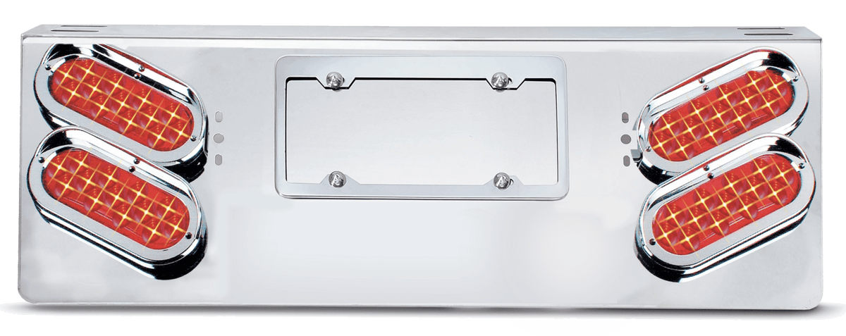 Rear Center Light Panel With Four 6 Inch Oval LED Lights – HD Truck Source